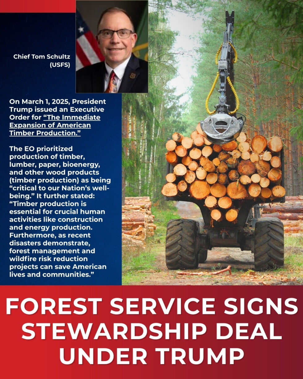 Forest Service Signs ‘Shared Stewardship Agreements’ Under Trump ...