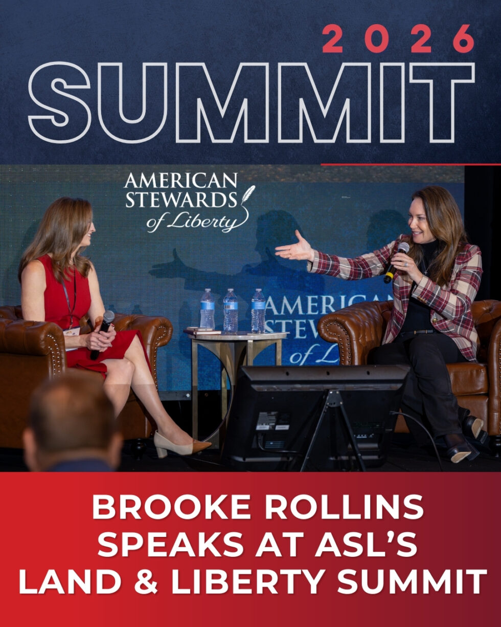Sec. Brooke Rollins Featured Speaker at ASL’s Land and Liberty 2026 ...